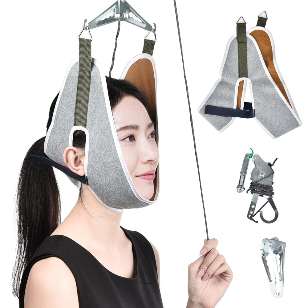 Jual PREORDER Hanging Neck Traction Kit Adjustable Cervical Traction ...
