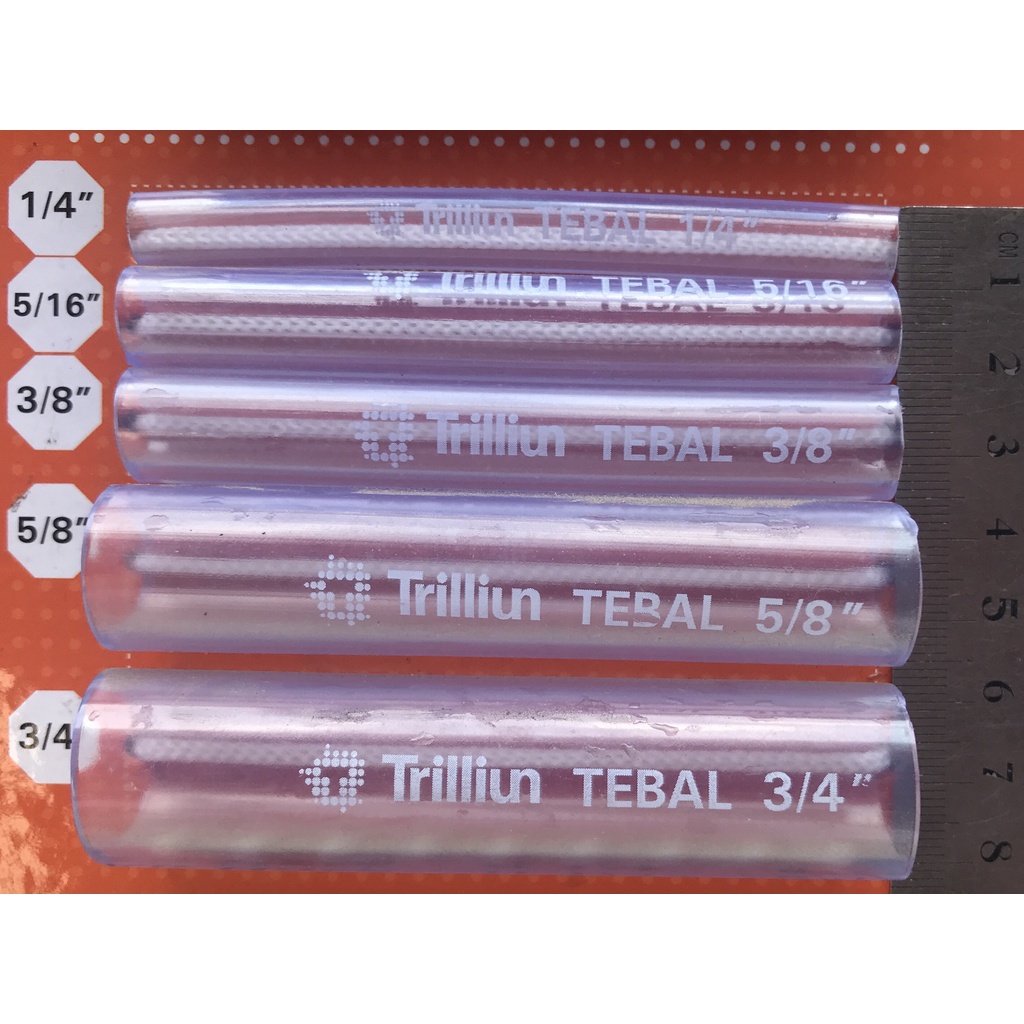 Jual Selang PVC Elastis Tebal Trilliun Eceran Per Meter | Shopee Indonesia