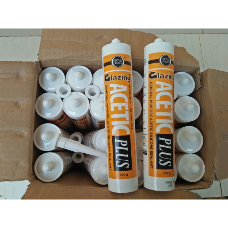 Jual LEM KACA SILICONE SEALANT BENING lem kaca lem aquarium lem silen ...