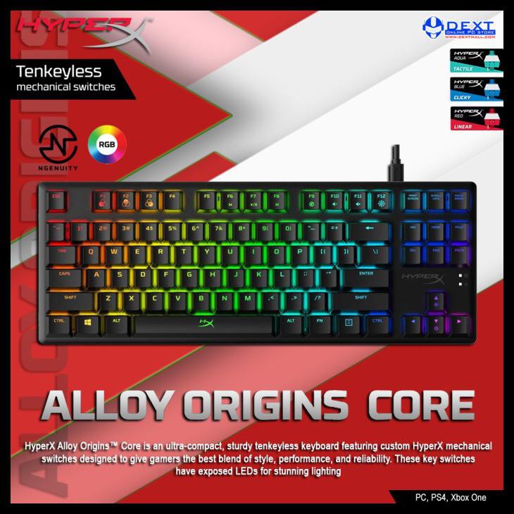 Jual Hyperx Alloy Origins Core Tenkeyless Mechanical Gaming Keyboard ...