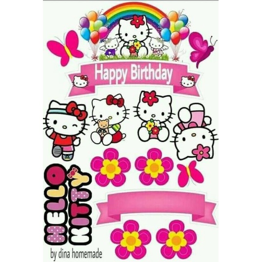Jual TOPPER HELLO KITTY 1 MURAH DAN BAGUS | Shopee Indonesia