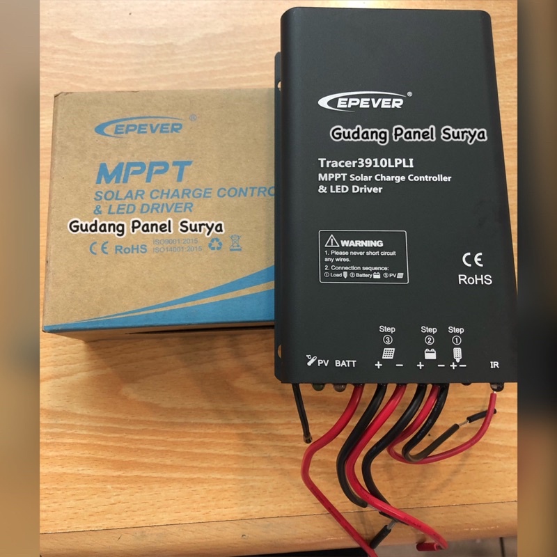Jual Solar Charger Controller Scc Mppt 15a Epever Tracer 3910lpli 3910 Lpli Shopee Indonesia