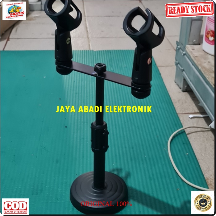 Jual G550 ORIGINAL STAND MIC HOLDER CABANG 2in1 TIANG MIK MICROPHONE ...