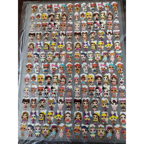Jual Stiker Sablon Setrika Anime A3 | Shopee Indonesia