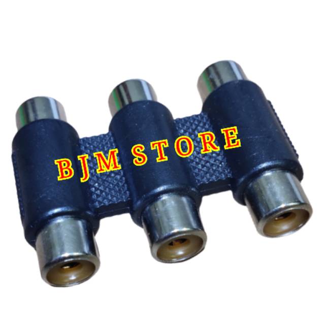 Jual JACK SAMBUNGAN RCA 3 WAY- JACK E RCA | Shopee Indonesia