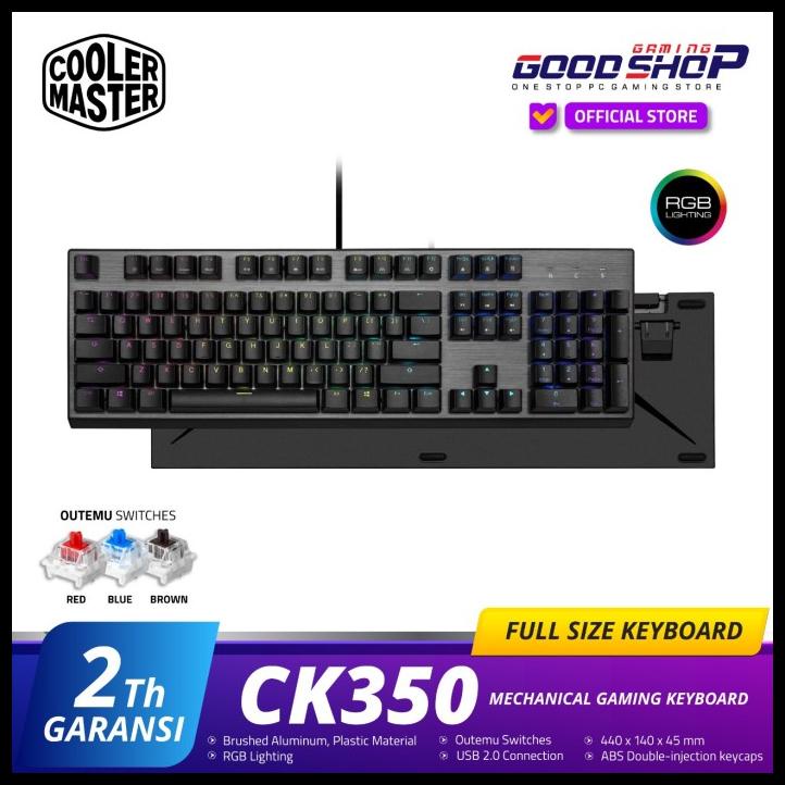 Jual Cooler Master Keyboard Ck350 - Gaming Keyboard | Shopee Indonesia