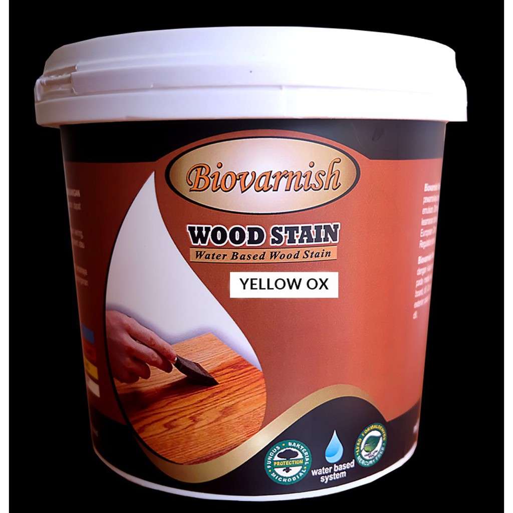 Jual Cat Kayu Ramah Lingkungan Biovarnish Wood Stain YELLOW OX Termurah ...