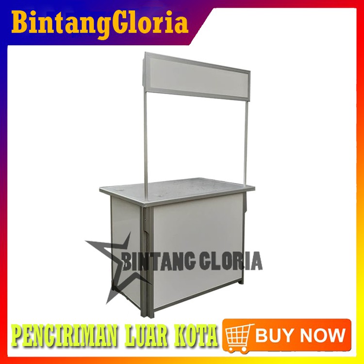Jual Booth Portable Meja Lipat Event Desk Aluminium Evendesk Polos Meja ...