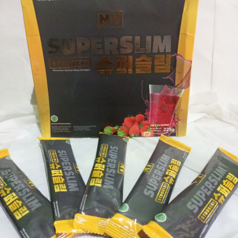Jual MV Superslim Super slim 1 Sachet Ecer Eceran diet, fiber & detox ...