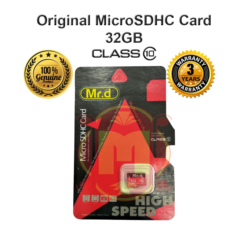 Jual Original 100% Memory Card 32GB Class 10 utk Semua HP, Camera, CCTV ...