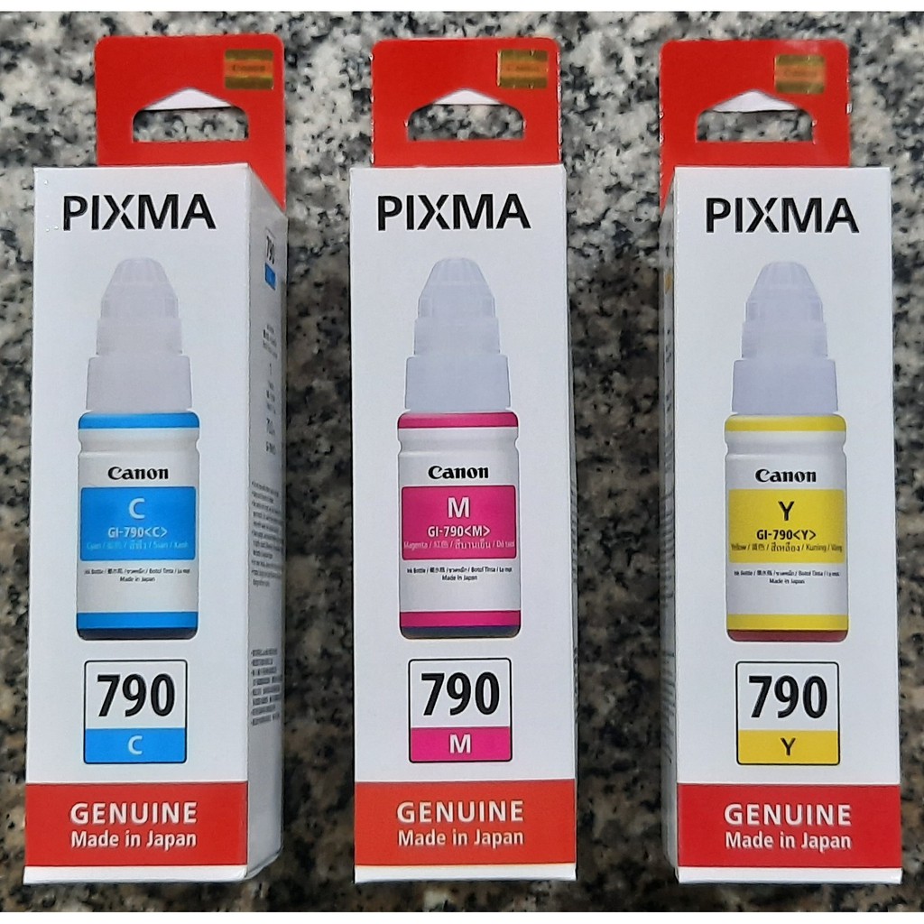 Jual Tinta Canon GI790 GI 790 Color Original Datascrip - Tinta Printer ...