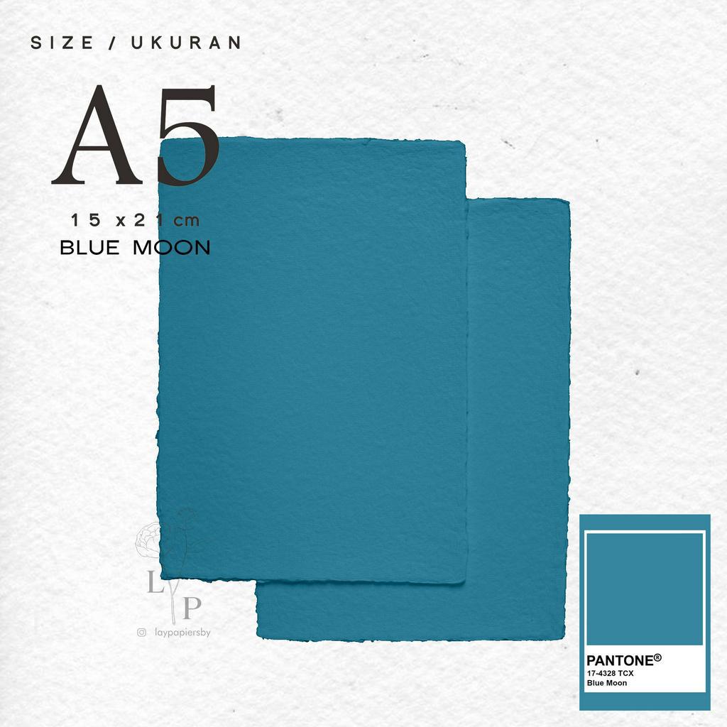 Jual Handmade Paper / Kertas Daur Ulang - Blue Moon | Shopee Indonesia