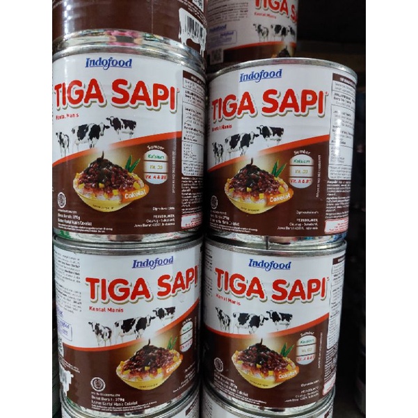 Jual SUSU TIGA SAPI COKLAT 490GR | Shopee Indonesia