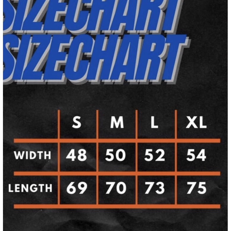 Jual size chart | Shopee Indonesia