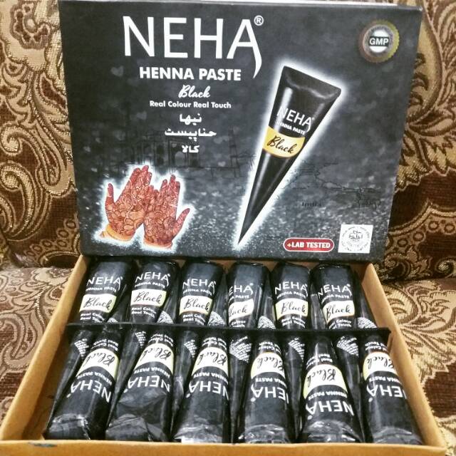 Jual Neha Henna Paste - Hitam harga lusinan/box | Shopee Indonesia