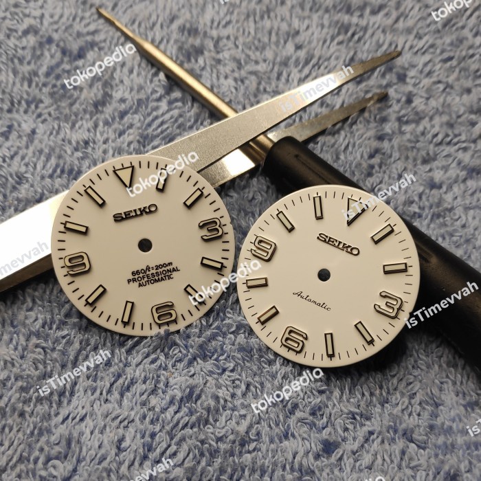 Jual Dial Explorer SEIKO MOD White | Shopee Indonesia