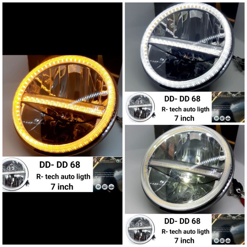 Jual LAMPU LED DAYMAKER 7 INCH ORIGINAL THAILAND UNIVERSAL DD68 ...