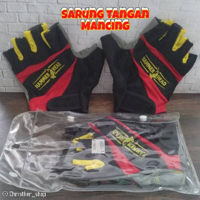 Jual Sarung Tangan Pancing HAMMER HEAD / Peralatan Mancing Fishing ...