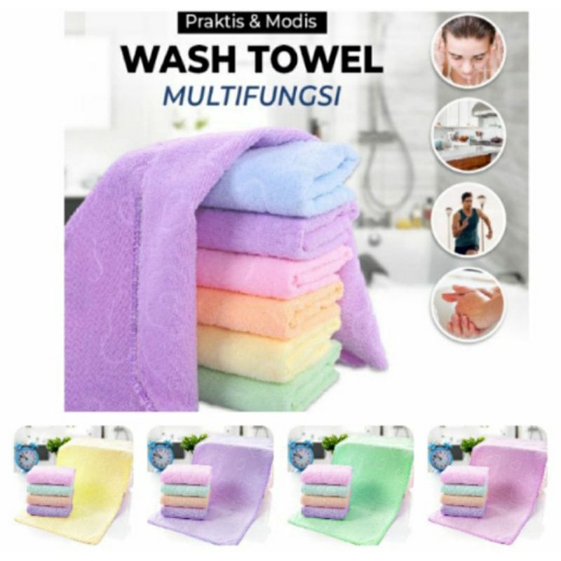 Jual Handuk Leher Kecil Ukuran 30 X 60 cm Mandi Olahraga | Shopee Indonesia