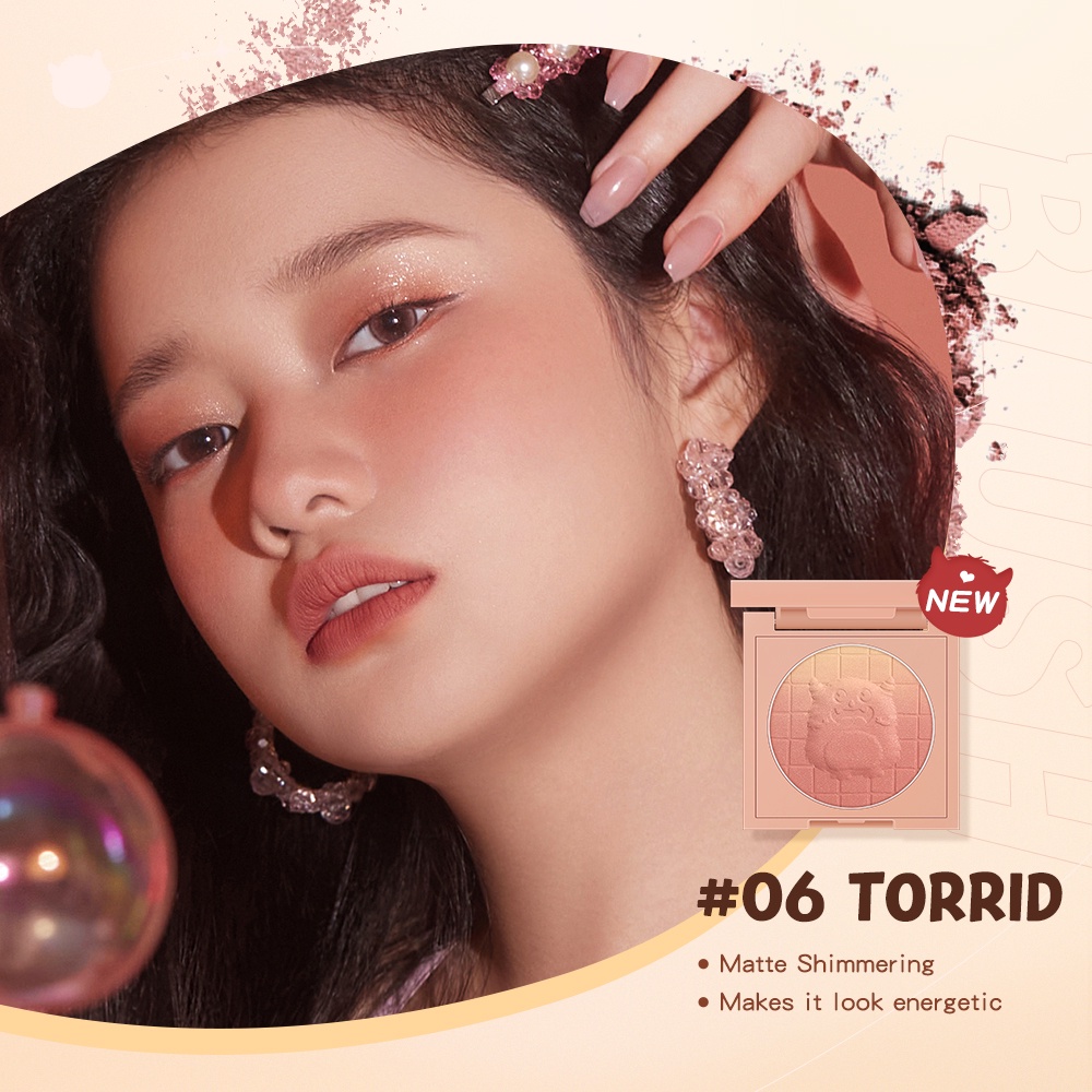 Jual BANXEER Monster Powder mist sweetheart monster blush | Shopee ...