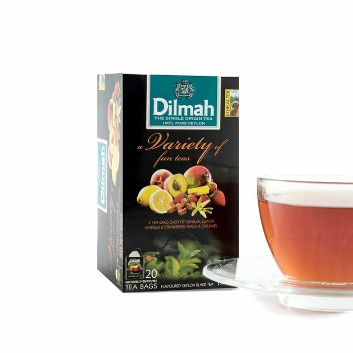 Jual DILMAH VARIETY FUN TEAS Teh Unik Aneka Rasa 40g | Shopee Indonesia