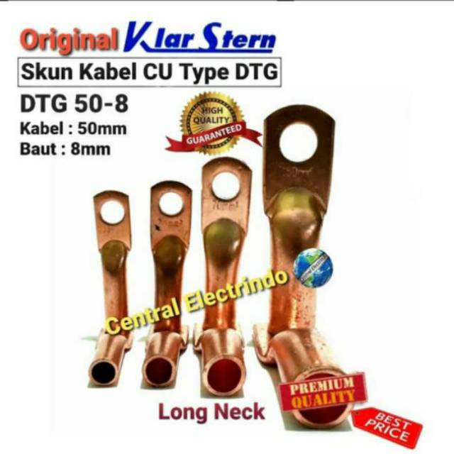 Jual Skun Kabel CU DTG 50-8 Kabel 50mm Baut 6mm KlarStern. | Shopee Indonesia