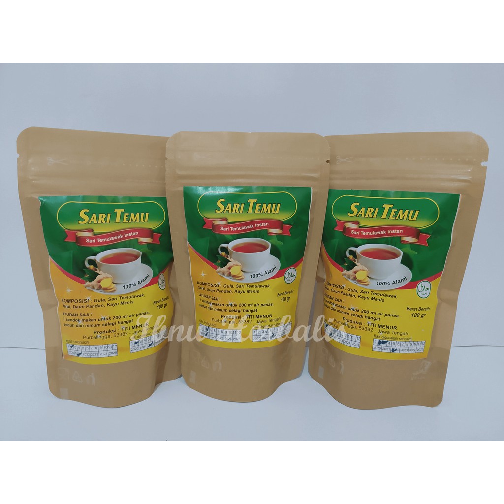 Jual Sari Temu - Minuman Herbal Serbuk Siap Seduh | Shopee Indonesia