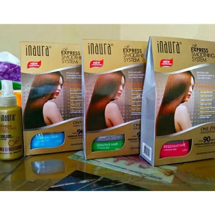 Jual Inaura One Step Express Smoothing System 130ML BPOM | Shopee Indonesia
