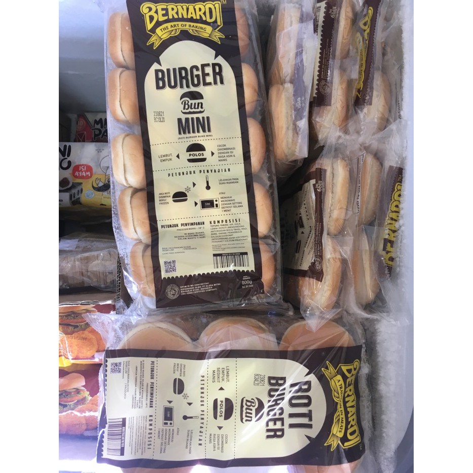 Jual BERNARDI ROTI BURGER MINI 20 PCS | Shopee Indonesia