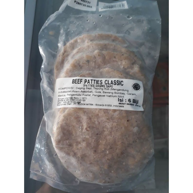 Jual Beef Patties Clasic Bernardi Daging Burger Sapi | Shopee Indonesia