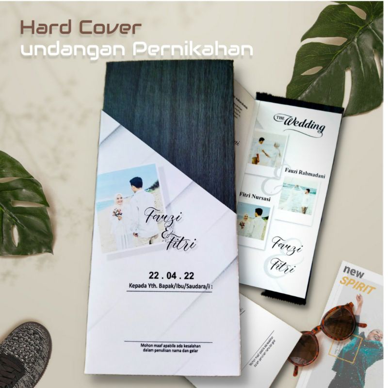 Jual undangan pernikahan hard cover B | Shopee Indonesia
