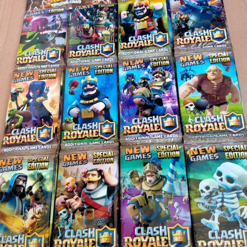 Jual 12 SACHET KARTU FOIL MAINAN CLAS ROYALE TRADING CARD GAME KLAS ...