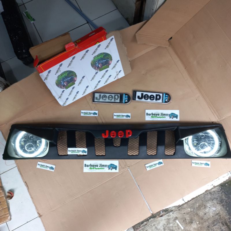 Jual GRILL KATANA JIMNY GLADIATOR ALIS HUMMER SET DAYMAKER | Shopee ...