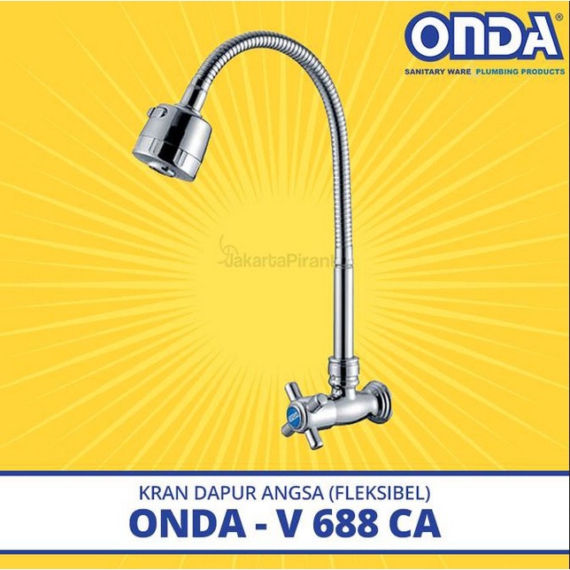 Jual Onda Kran Dapur / Sink Tembok Flexible tipe V 688 CA | Shopee Indonesia