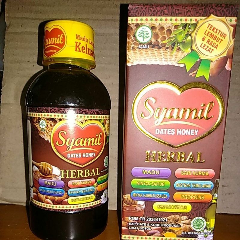 Jual Syamil dates honey herbal Family 200ml | Shopee Indonesia