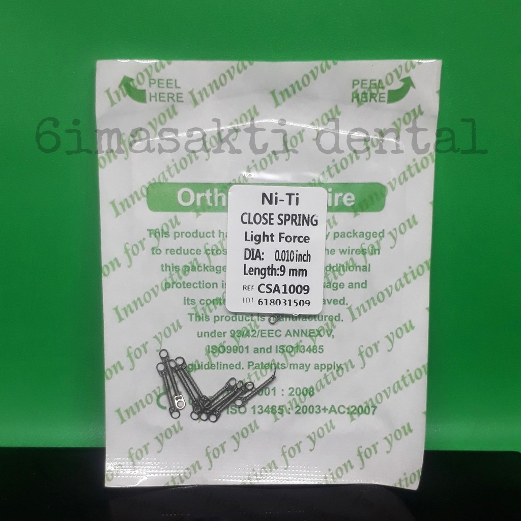 Jual DENTAL NITI CLOSE SPRING | Shopee Indonesia