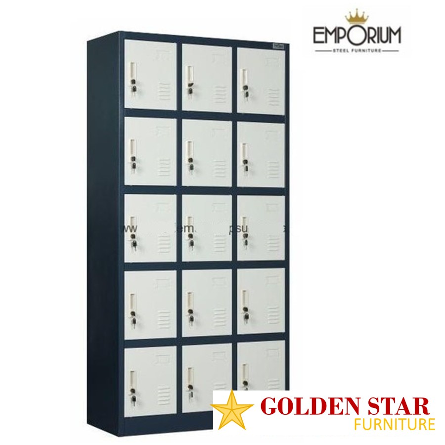 Jual Lemari Loker Locker Cabinet Besi 15 Pintu Emporium / Informa Metal ...