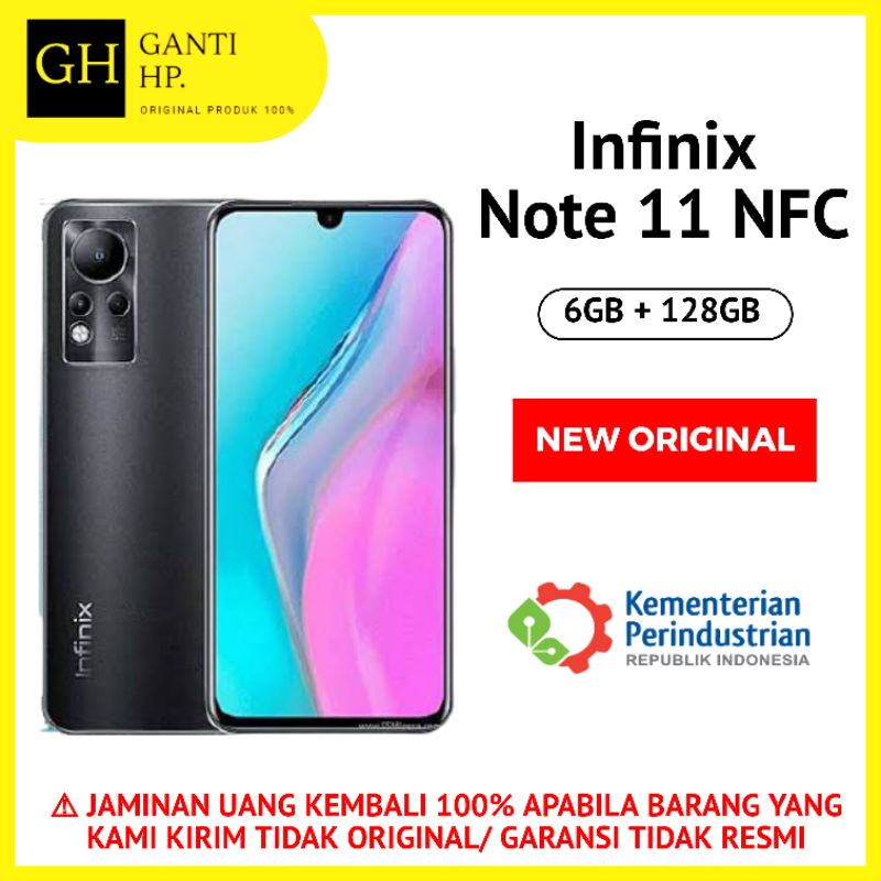 Jual Infinix Note 11 NFC | 6GB + 128GB | Garansi Resmi | Shopee Indonesia