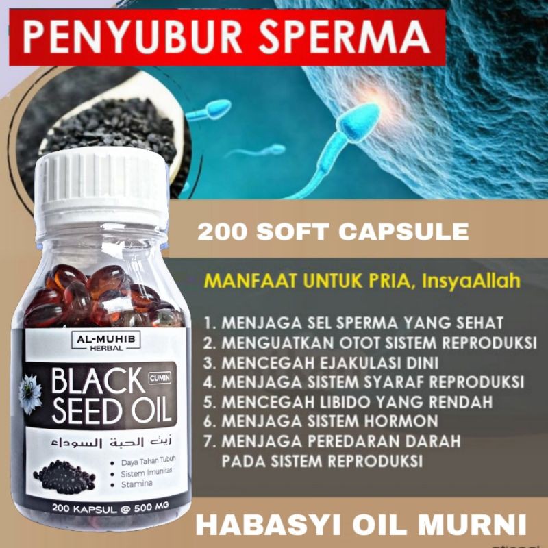 Jual Habbatusauda Oil Black Seed Oil 200 Kapsul Softgel Minyak ...