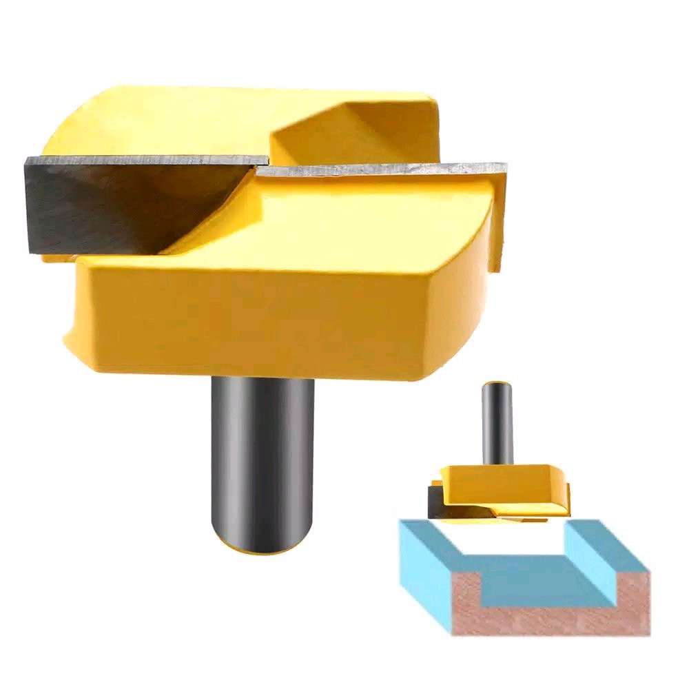 Jual Mata profil Bottom Cleaning Router Bit Woodwork Milling Cutter 1 2 ...