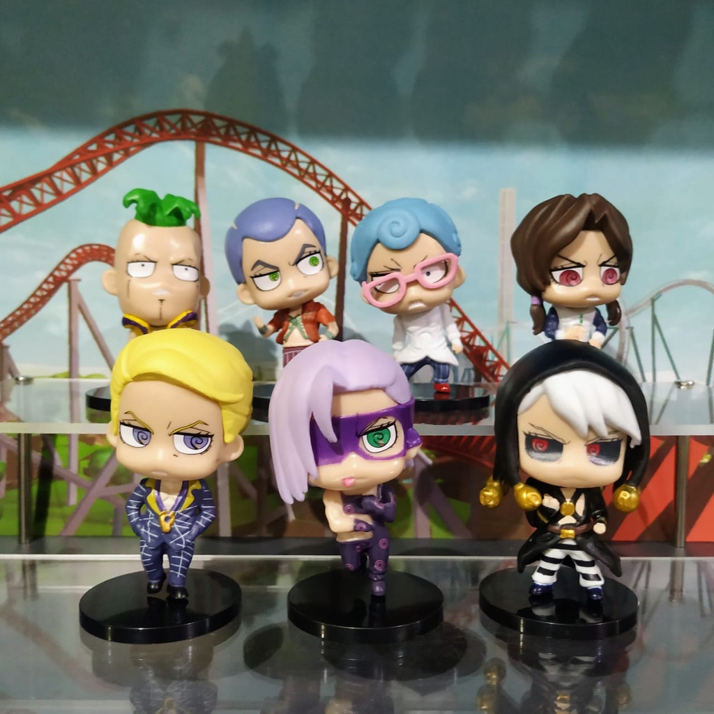 Jual 7 pcs/set Action Figure set Anime Jojo Bizarre Adventure ...