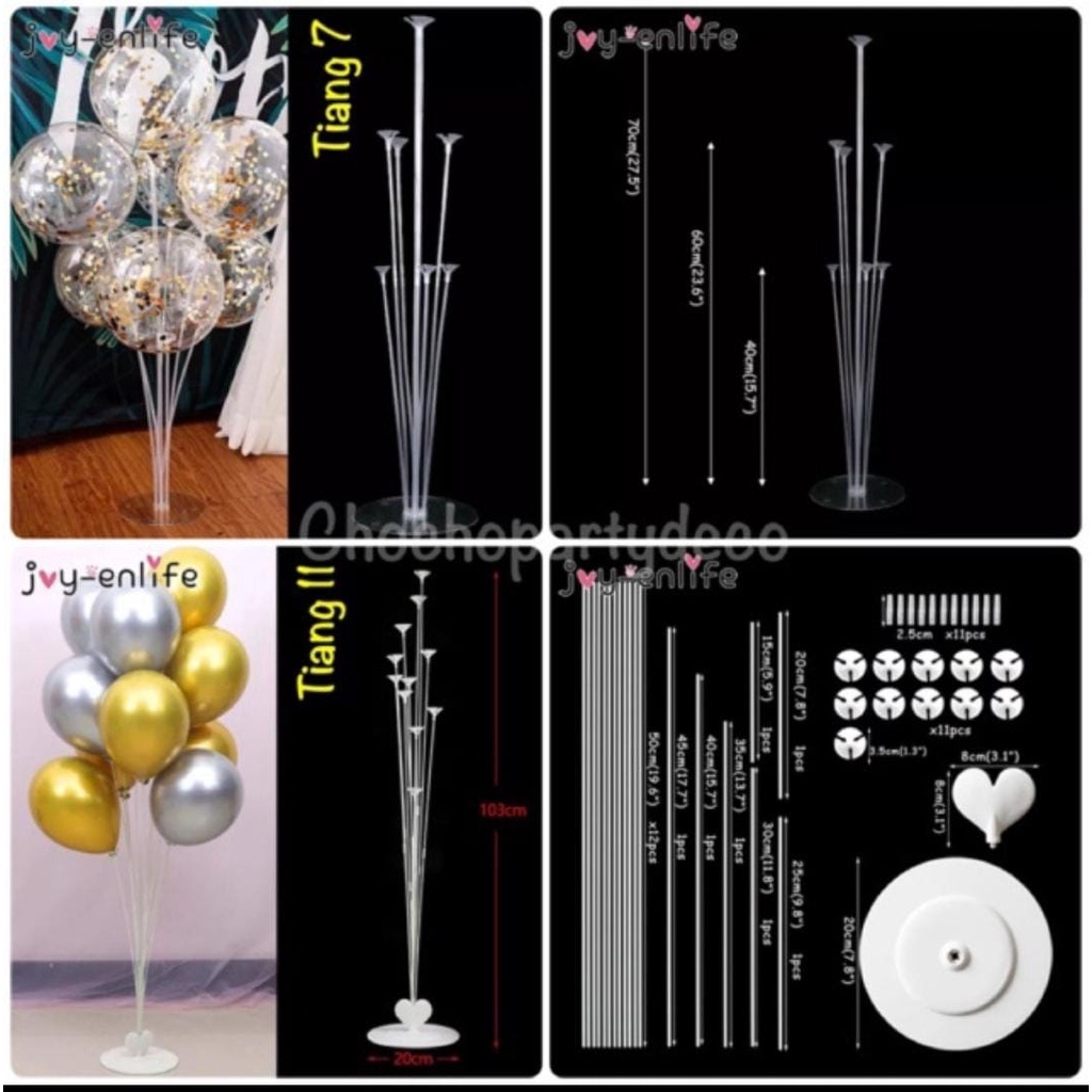 Jual Tiang Balon Standing 7 In 1 / Set Dekorasi Ulang Tahun | Shopee ...
