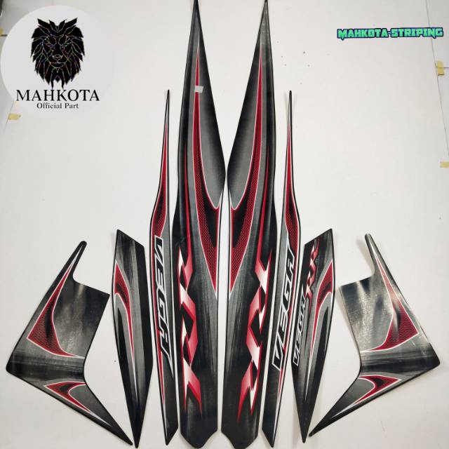 Jual Striping Stiker Polet Sepeda Motor List Yamaha Vega rr 2013 2014 ...