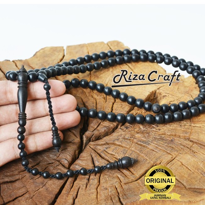 Jual Tasbih Kayu Hitam Ebony Eboni ASLI Original Premium Sulawesi ...