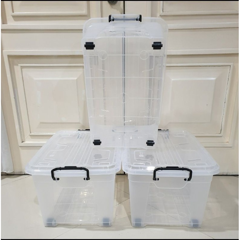 Jual Kontainer Container Box EZY / Box Penyimpanan Transparan Bening ...
