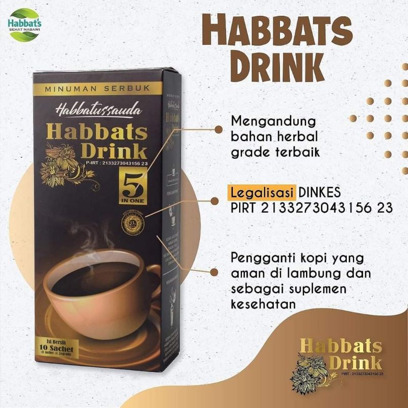 Jual Habbats Drink 5 in 1 | Minuman Serbuk Habbatussauda plus Gula Aren ...