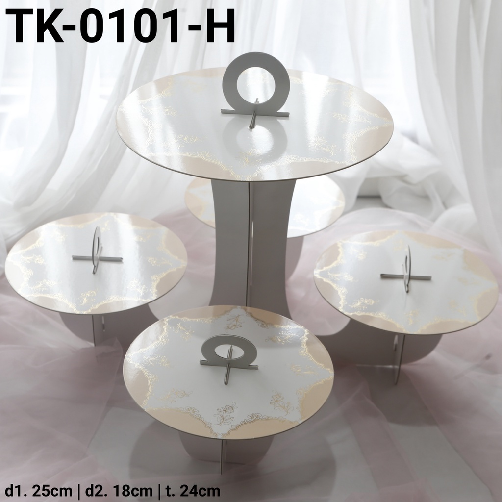 Jual GR-TK-0101 Cupcake stand tempat kue cake tier pink hijau ungu biru | Shopee Indonesia