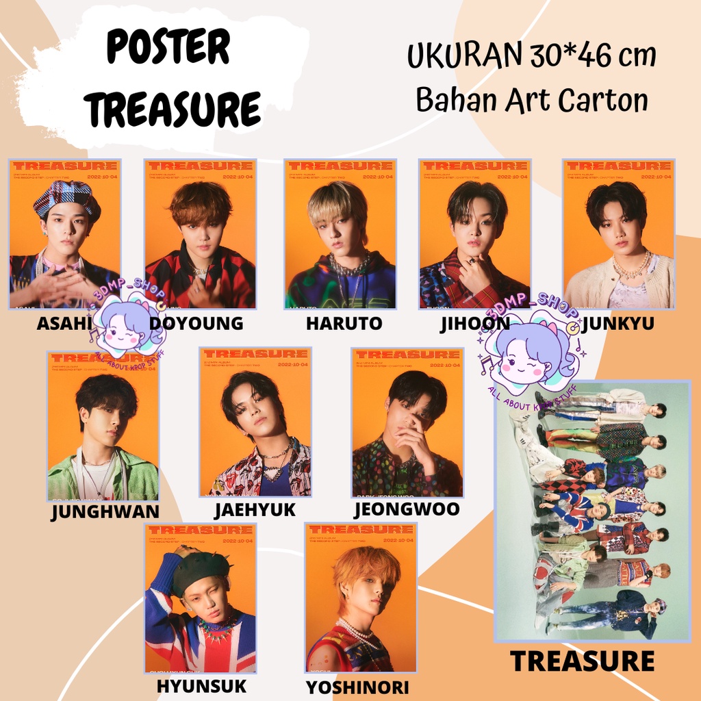 Jual POSTER A3 TREASURE HELLO | Shopee Indonesia