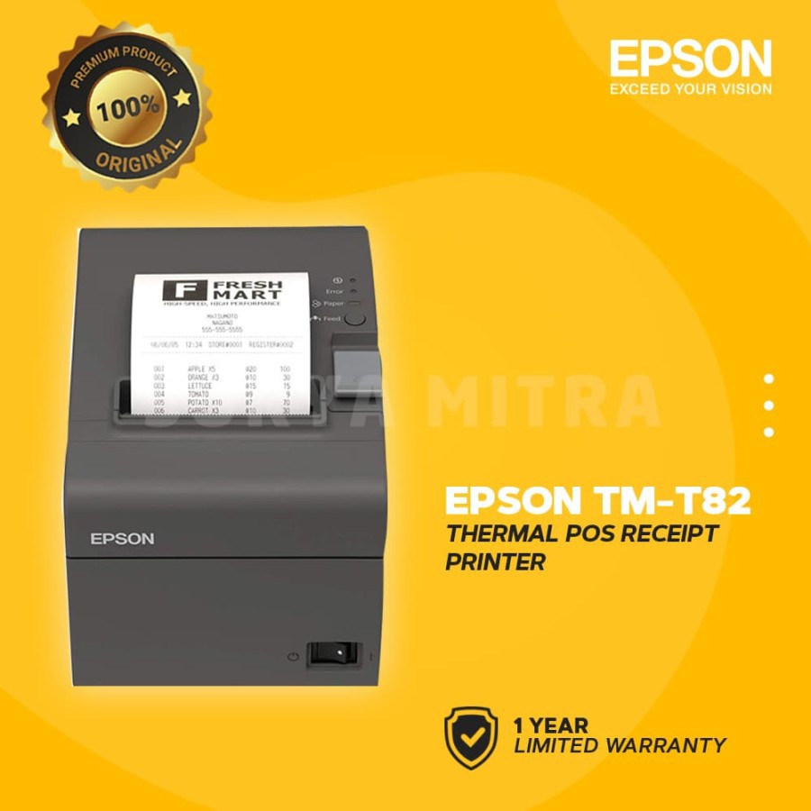Jual Printer Dot Matrix Printer Epson TM-T82 Thermal | Shopee Indonesia
