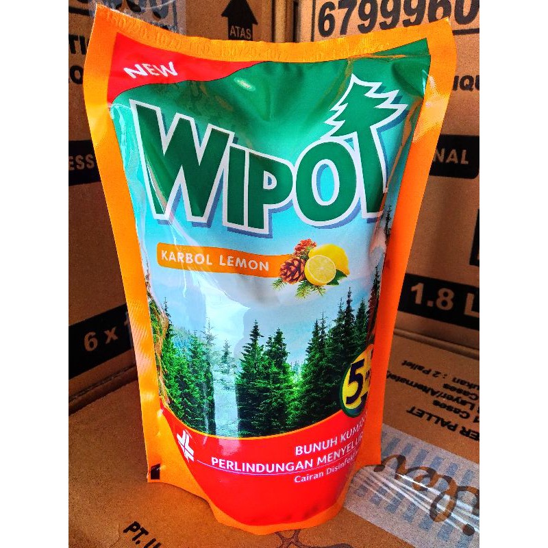 Jual WIPOL KARBOL LEMON 5 IN 1 750ml | Shopee Indonesia